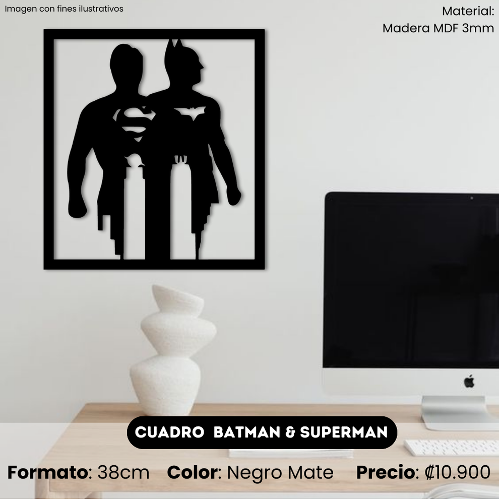 Cuadro Superman y Batman – ARCORA