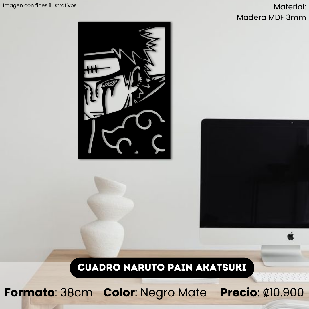 Cuadro Naruto Pain Akatsuri – ARCORA