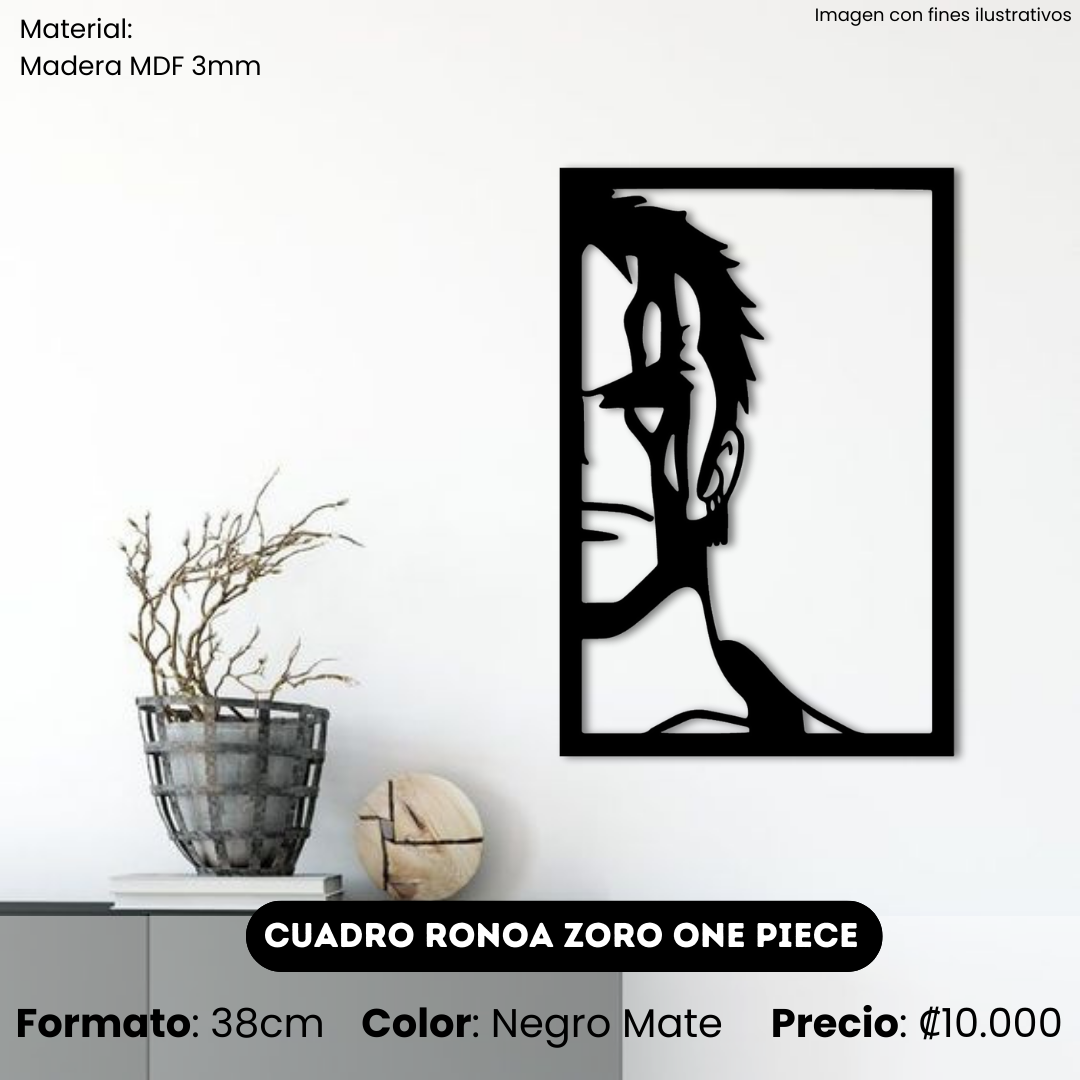 Cuadro Ronoa Zoro One Piece – ARCORA